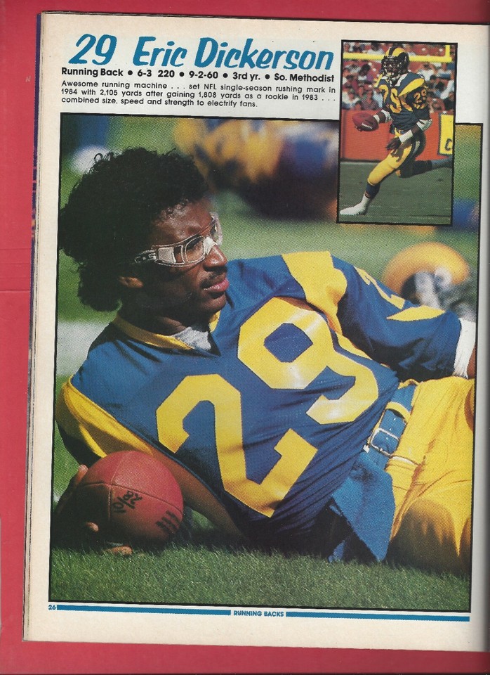 Los Angeles Rams 1985 40th Anniversary Yearbook | eBay