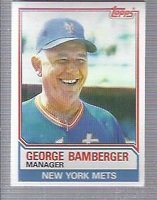 1983 Topps #246 George Bamberger MG | eBay