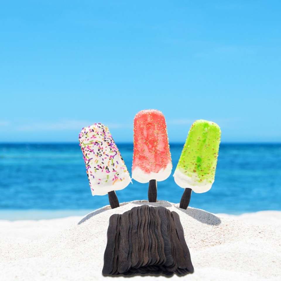 50PCS DIY Popsicle Stick Wedding Program Paint Mixing Crafts Decor ...