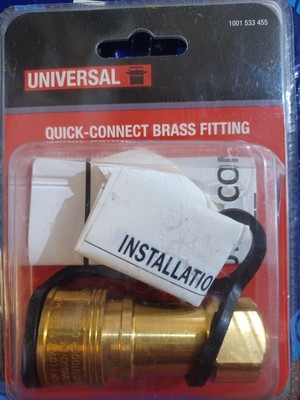 Universal Quick Connect Brass Fitting | eBay