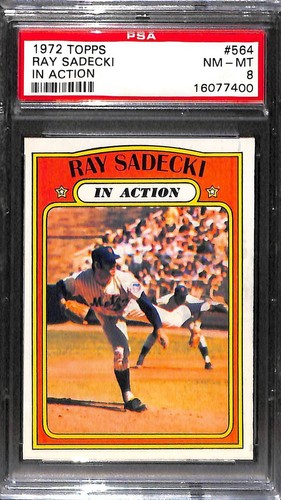1972 TOPPS #564 RAY SADECKI IA PSA 8 NM-MT 16077400 | eBay