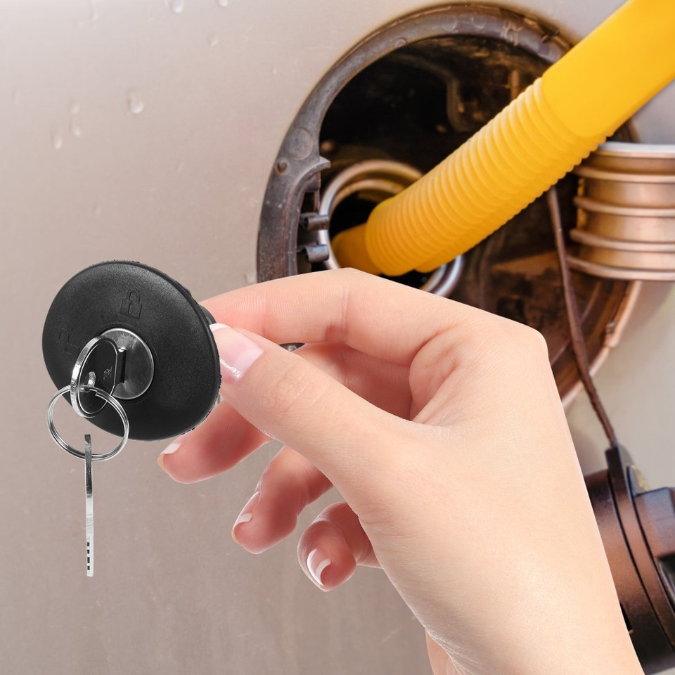 Car Tank Cap Vehicle Modified Tank Cover with Key Car Oil Tank | eBay ...