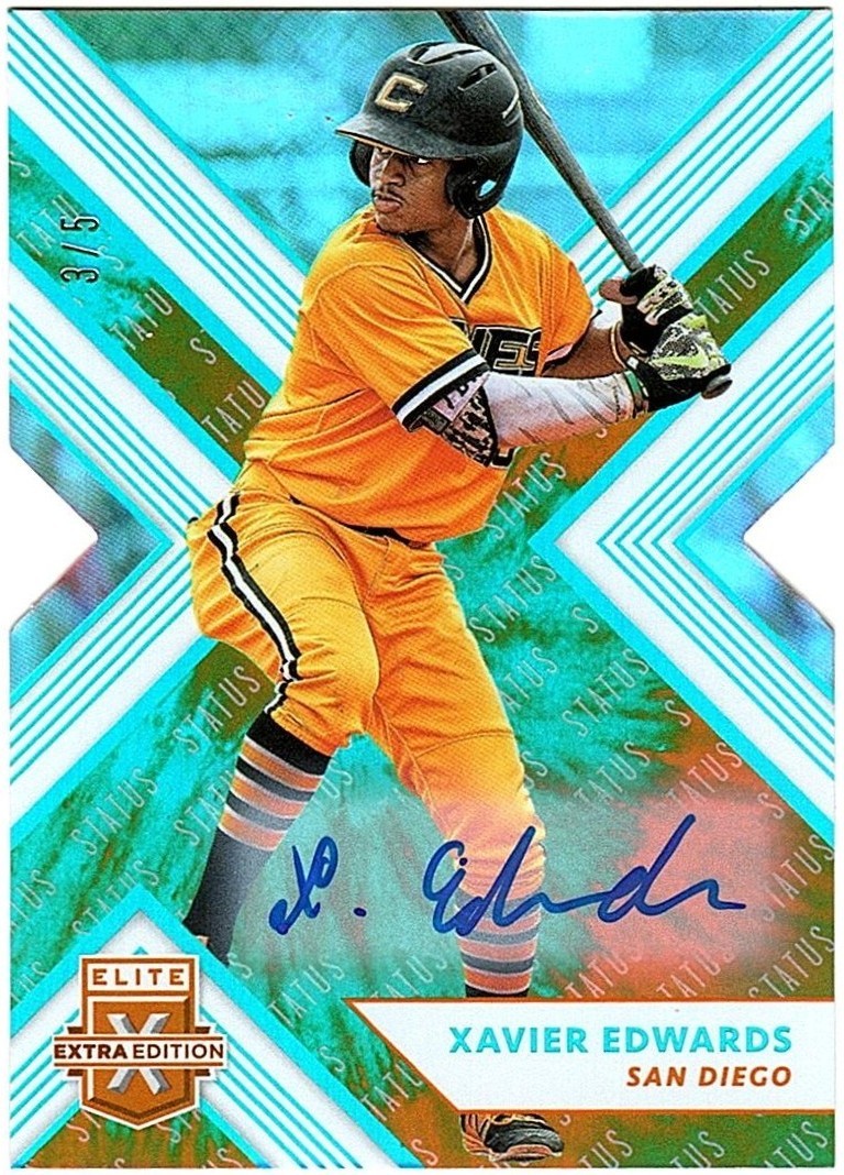 2018 Panini Elite Extra Edition - Xavier Edwards #37 Autographs Status ...