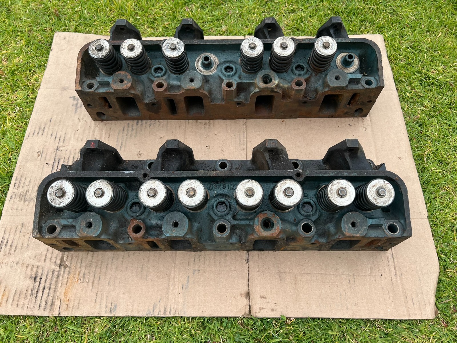 Ford 427 FE C4AE-H Cylinder Heads OEM 427 Shelby Cobra Date Coded | eBay