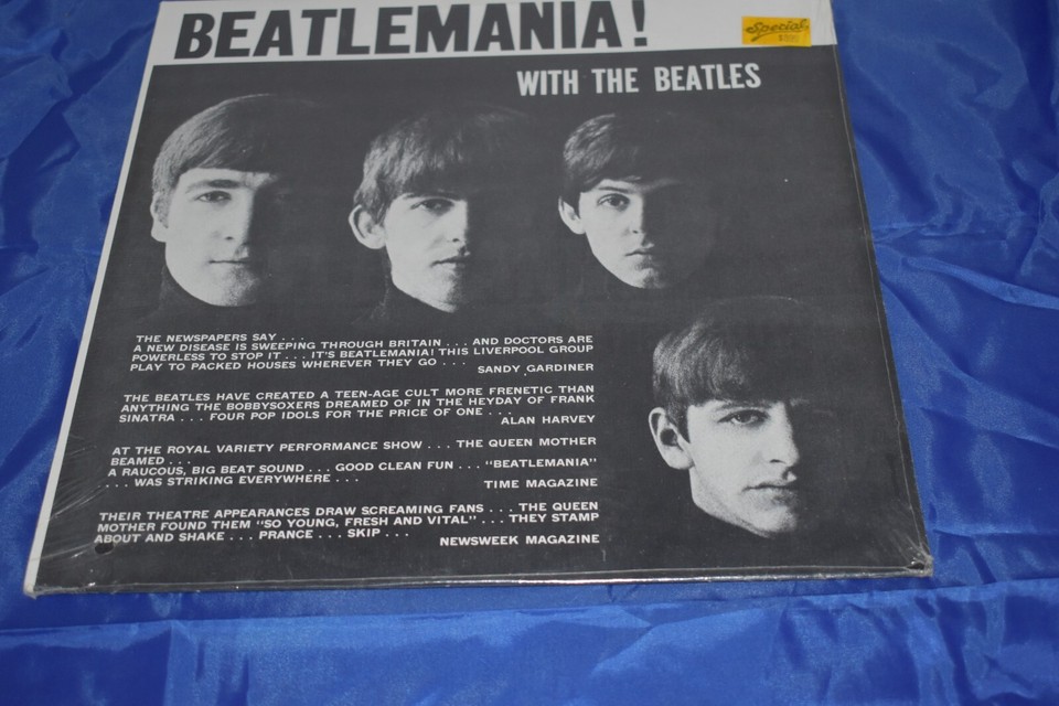 BEATLEMANIA! WITH THE BEATLES Canadian NEW SEALED Capitol T 6051 P-3 | eBay