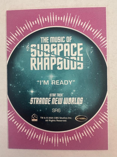 Star Trek Strange New Worlds Season 2 Subspace Rhapsody Card "I'm Ready ...