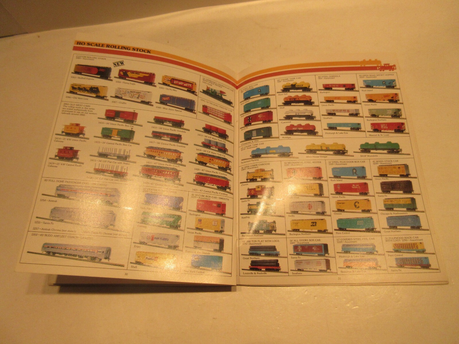 1980 Bachmann HO Train Catalog 55 Pages Train and Racecar Track Guide ...