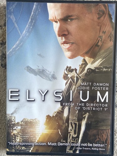 Elysium DVD 2013 Matt Damon Jody Foster! PERFECT 43396417236| eBay