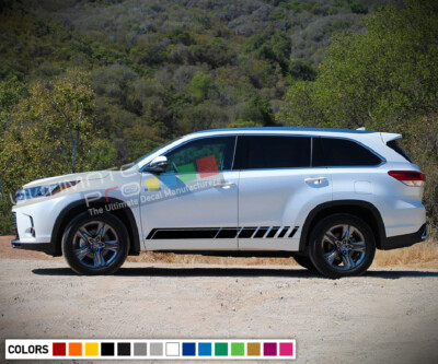 Stripe for Toyota Highlander Decal Sticker Kit 4x4 Platinum, L LE,XLE ...