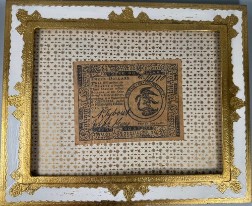 Framed Colonial-Style Patriotic Art – 1776 Design, Gold Frame | eBay