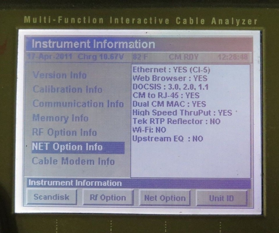 Trilithic 860DSP 860 DSP Multifunction Cable Analyzer DOCSIS 3.0 | eBay