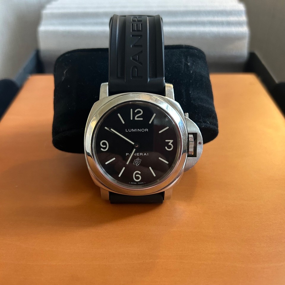Panerai PAM0000 PAM 000 Luminor Base Logo Manual Wind Watch w/ Box ...