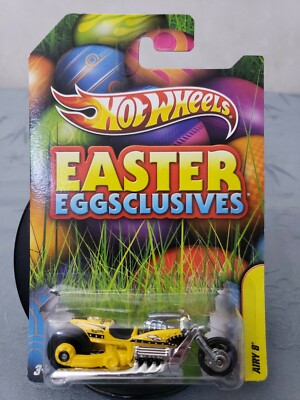2012 HOT WHEELS Airy 8 Easter Eggsclusives Cycle Yellow BRAND NEW 2011 ...