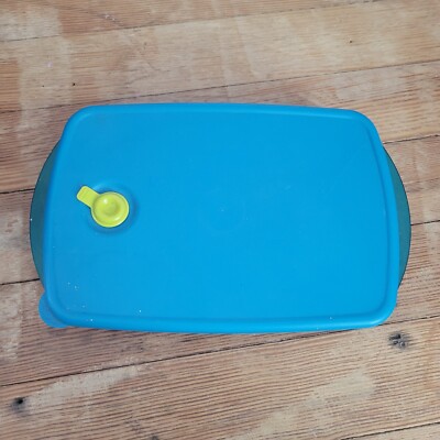 Tupperware Vent N Serve Divided Rectangle Microwave Safe Container ...