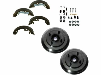 Rear Brake Drum and Brake Shoe Kit For 2000-2008 Ford Focus 2005 2003 ...