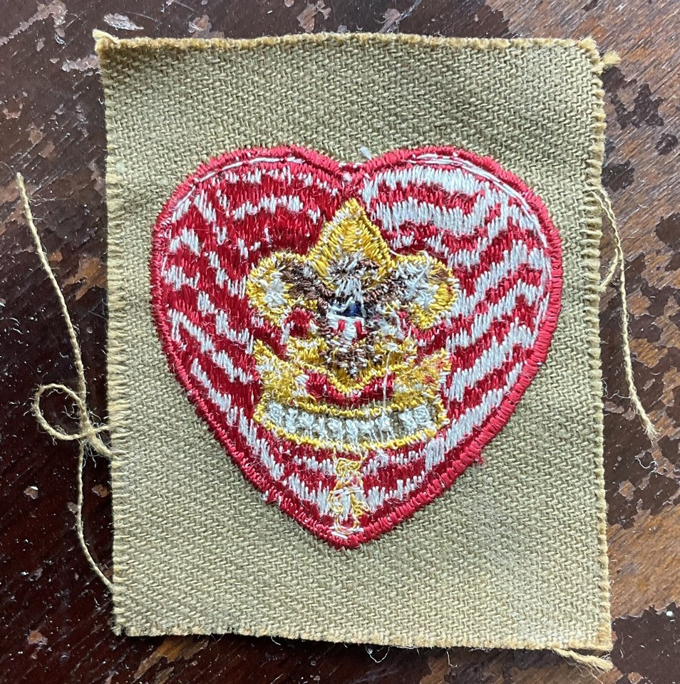 Vintage 1940’s 1950’s Boy Scout BSA Red Heart Patch | eBay
