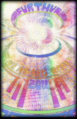 FURTHUR GRATEFUL DEAD 2011 RED ROCKS ORIGINAL CONCERT POSTER | eBay