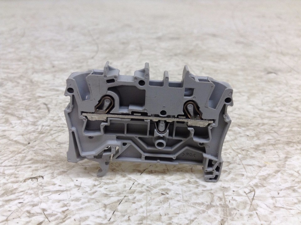 Wago 2002-1201 Gray Grey Wiring Terminal Block Lot of 8 | eBay