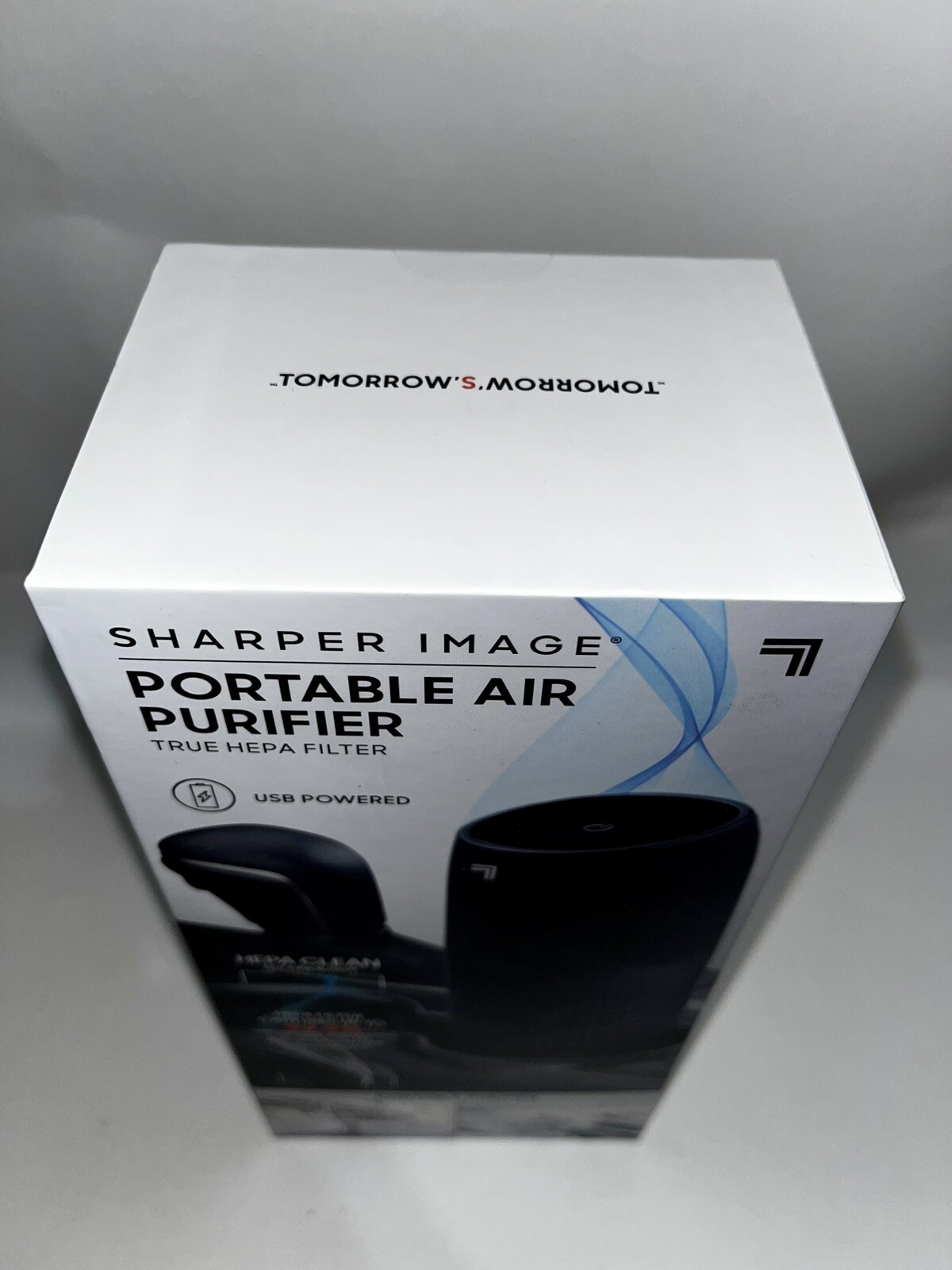 Sharper Image PORTABLE AIR PURFIFIER with HEPA Filter USB Powered Auto ...