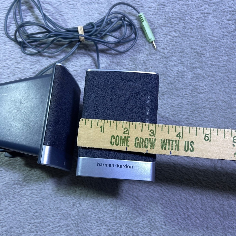 Harman Kardon Computer Speakers 12V 1A Subwoofer Output Volume Control ...
