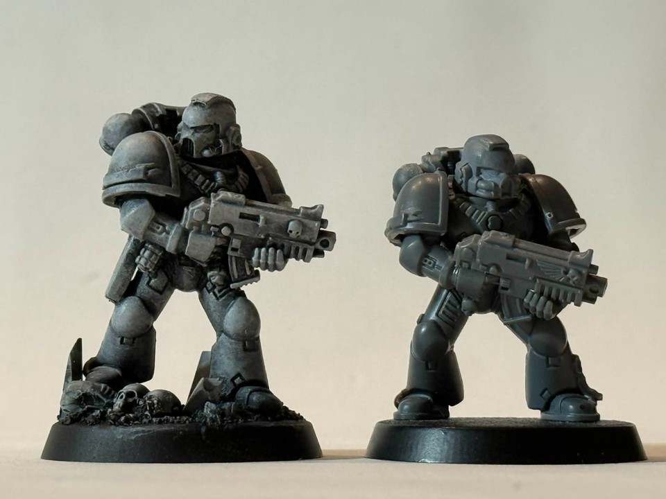 Space Marines 40k true scale First Born conversion | eBay