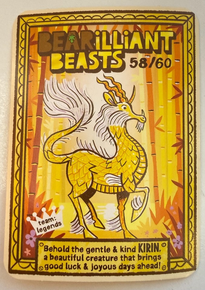 Bearilliant Beasts - Bear Yoyo Cards - Regularly updated | eBay UK