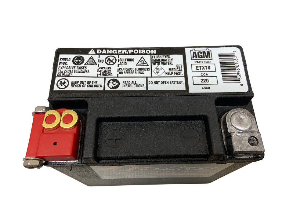 Deka ETX14 Battery OEM, also replaces Harley Davidson 65958-00 | eBay