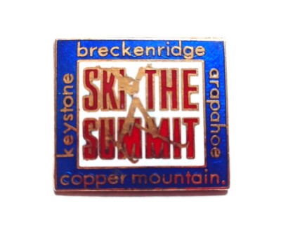 Ski the Summit Pin Copper Mtn Keystone Brekenridge Arapahoe Colorado ...