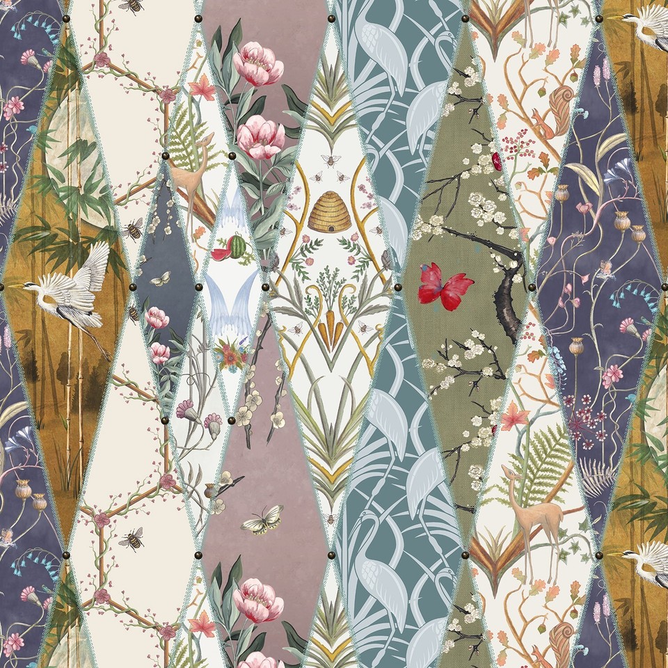 The Chateau Angel Strawbridge WALLPAPER COLLECTION Art Deco Vintage ...