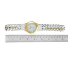 2 (Lot) STRADA Womens Watch White Band SPLASH WATER RESISTANT Stainless ...