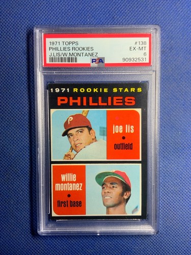 1971 Topps - 1971 Rookie Stars Willie Montanez, Joe Lis #138 (RC) for ...