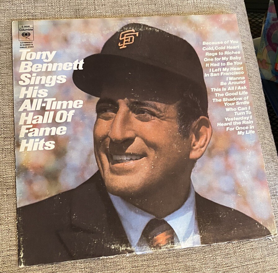 Tony Bennett Sings His All-Time Hall of Fame Hits - LP Vinyl Record | eBay