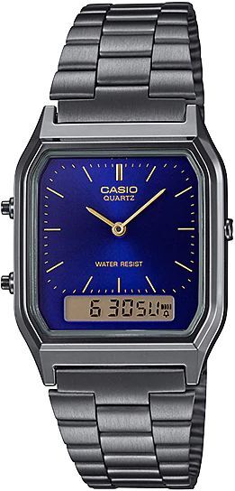 Casio Men's Vintage Analog Digital Combi Bracelet Watch AQ-230A-2A2 ...
