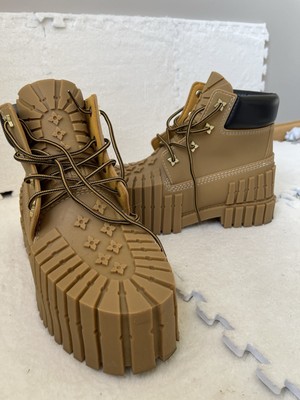 MSCHF 2x4 Boot 2024 Camel Wheat Oversized NY Timbs MSCHF-014 Size 12 | eBay