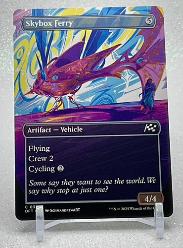 Skybox Ferry (Borderless) Aetherdrift NM MTG #322-alt Art | eBay