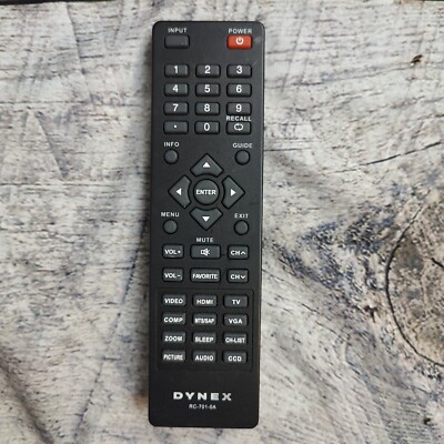 DYNEX RC-701-0A TV REMOTE CONTROL DX-46L150A11 , DX-40L150A11 / J8-7 | eBay