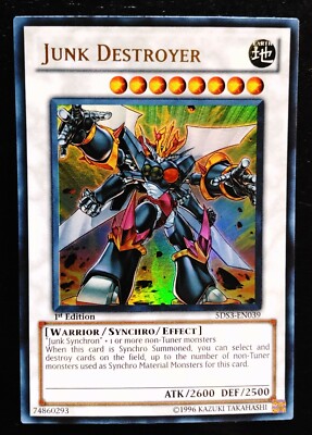 Junk Destroyer - 5DS3-EN039 - Ultra Rare - 1st Edition - Yu-Gi-Oh! | eBay