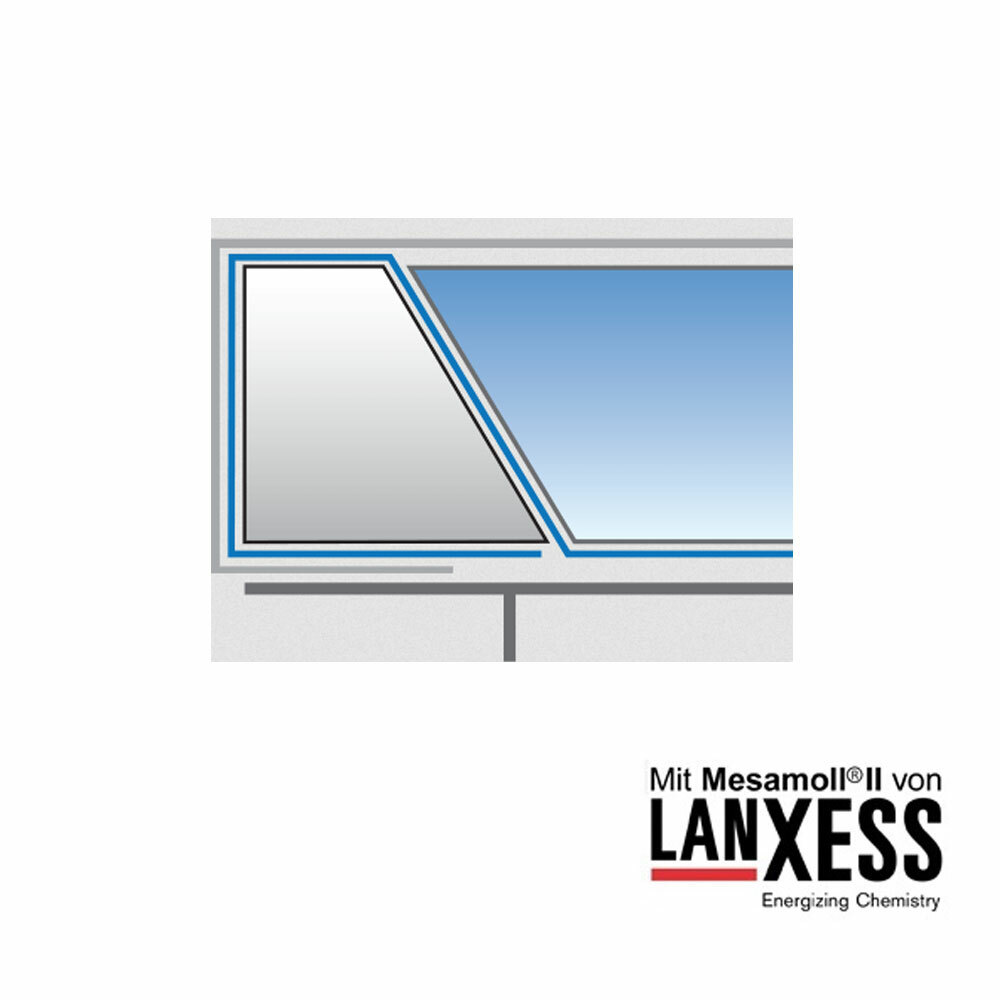 Wasserbett Sicherheitsfolie MESAMOLL II, Liner, Auslaufschutz, Wanne ...