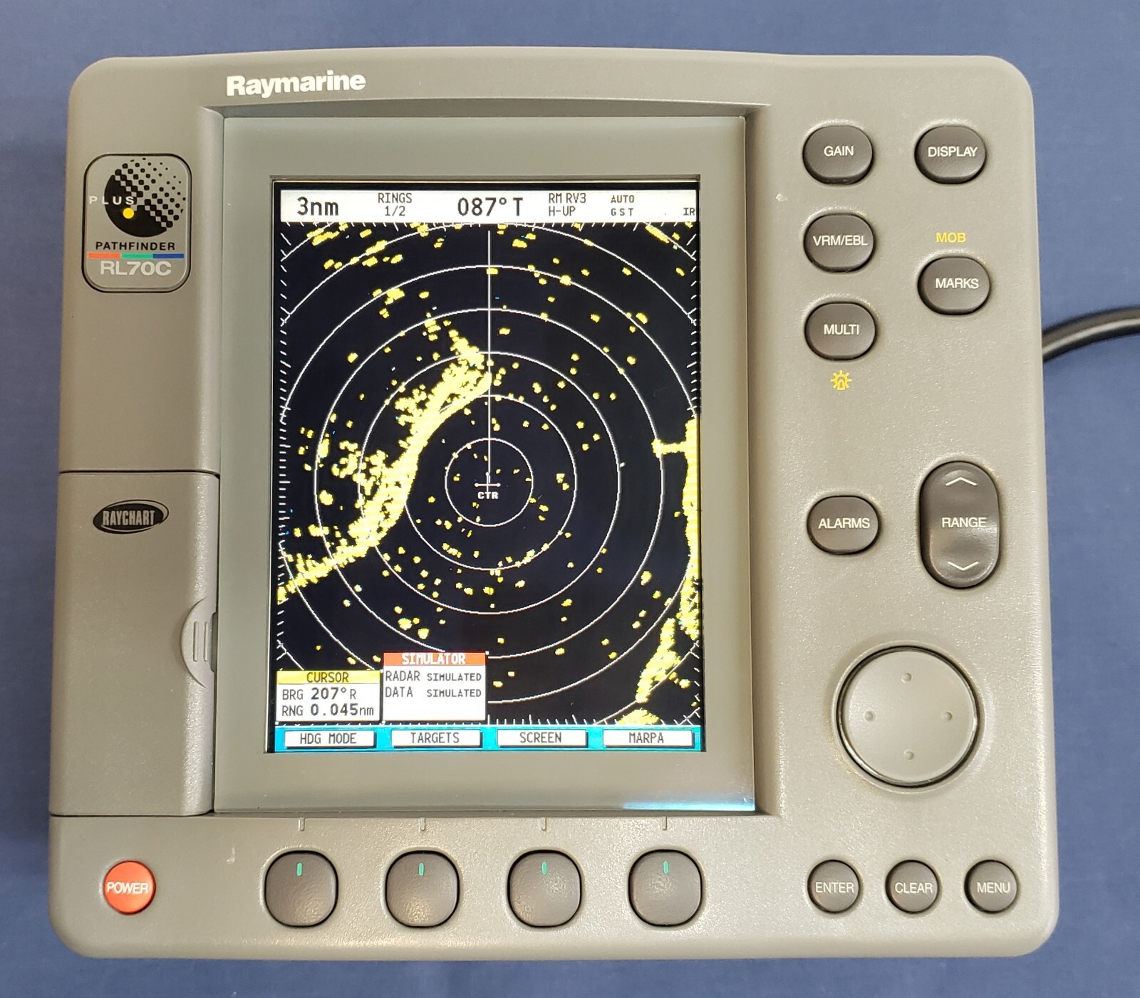 Raymarine Rl70c Plus Hsb2 Color Radar Only Display E52033 for sale ...