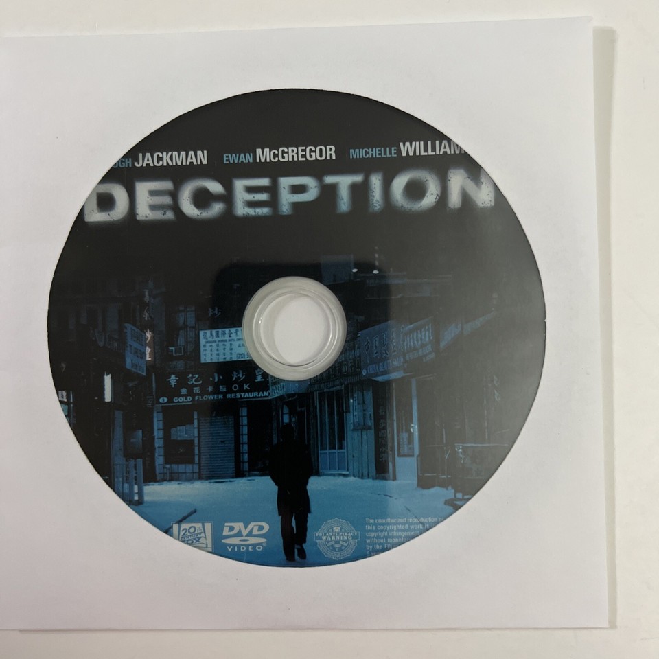 Deception (DVD, 2009, Dual Side Pan and Scan Sensormatic Widescreen ...