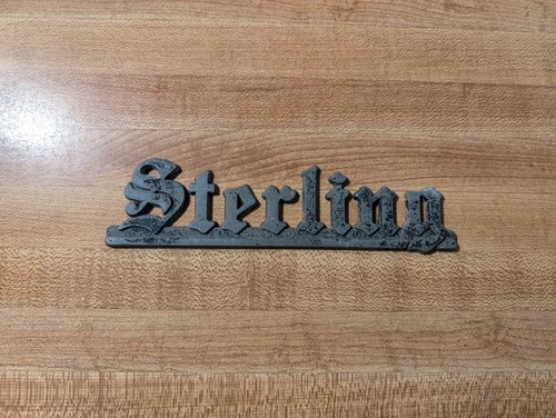 6" Sterling Precision Corporation LOGO Antique NAME PLATE LaFrance ...