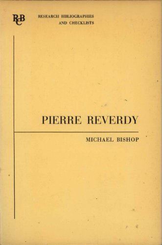 Pierre Reverdy: A Bibliography, Michael Bishop | eBay