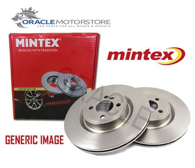 NEW MINTEX REAR BRAKE DISCS SET BRAKING DISCS PAIR GENUINE OE QUALITY ...