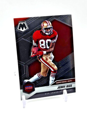 Jerry Rice "Super Bowl MVP's" 2021 Panini Mosaic #295 SF 49ers HOF(er ...