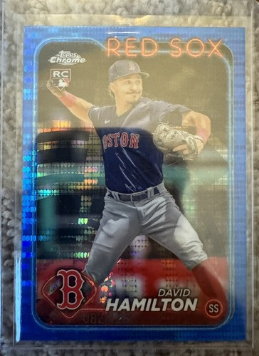 2024 Topps Chrome - Blue Sonar Refractor #49 David Hamilton /125 (RC ...