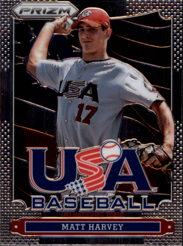 2013 (METS) Panini Prizm USA Baseball #5 Matt Harvey | eBay