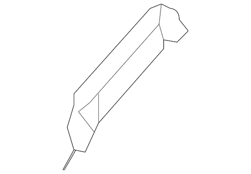 Genuine Mercedes-Benz Roof Molding Front Clip 000-991-24-70 | eBay