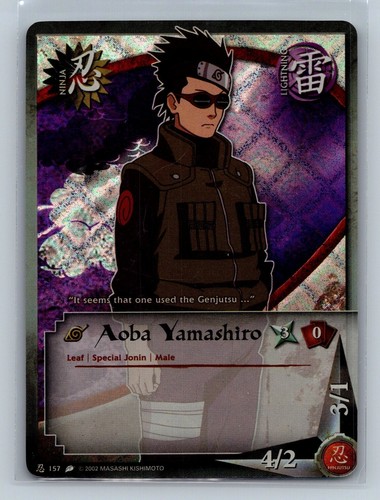 Naruto CCG - Aoba Yamashiro 157 Diamond - FOIL RARE | eBay