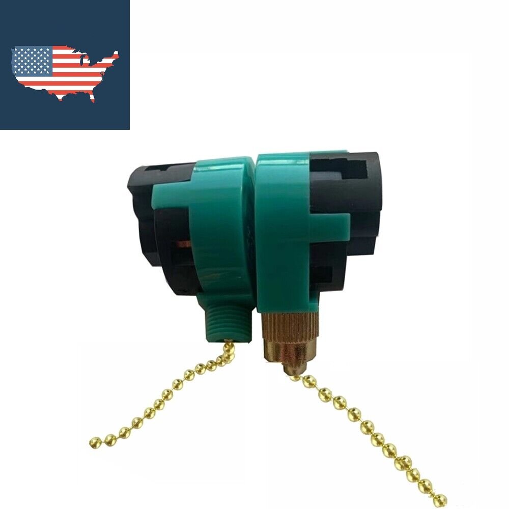 Zing Ear ZE-268S6 & ZE-208S6 Switch 4 Wire 3 Speed Pull Chain Control ...