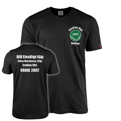 SanEins Vbd DEU EinsKtgt ISAF Camp Warehouse Kabul 2002 Einsatz T Shirt ...